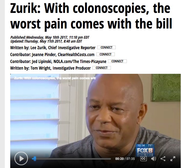 high colonoscopy bill - ClearHealthCosts
