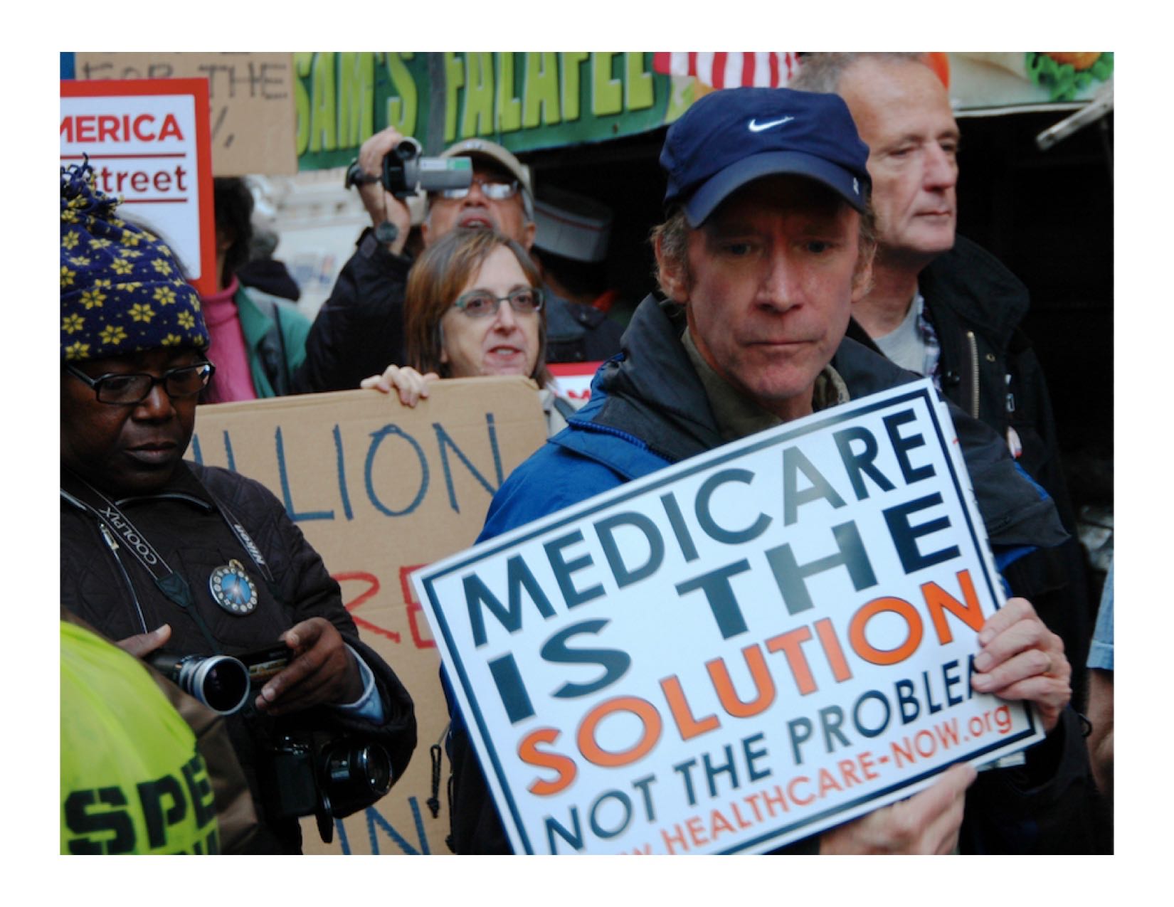 medicare protest photo - ClearHealthCosts