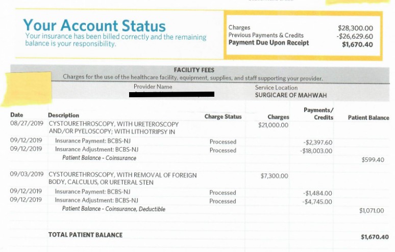 medical bill patient balance - ClearHealthCosts