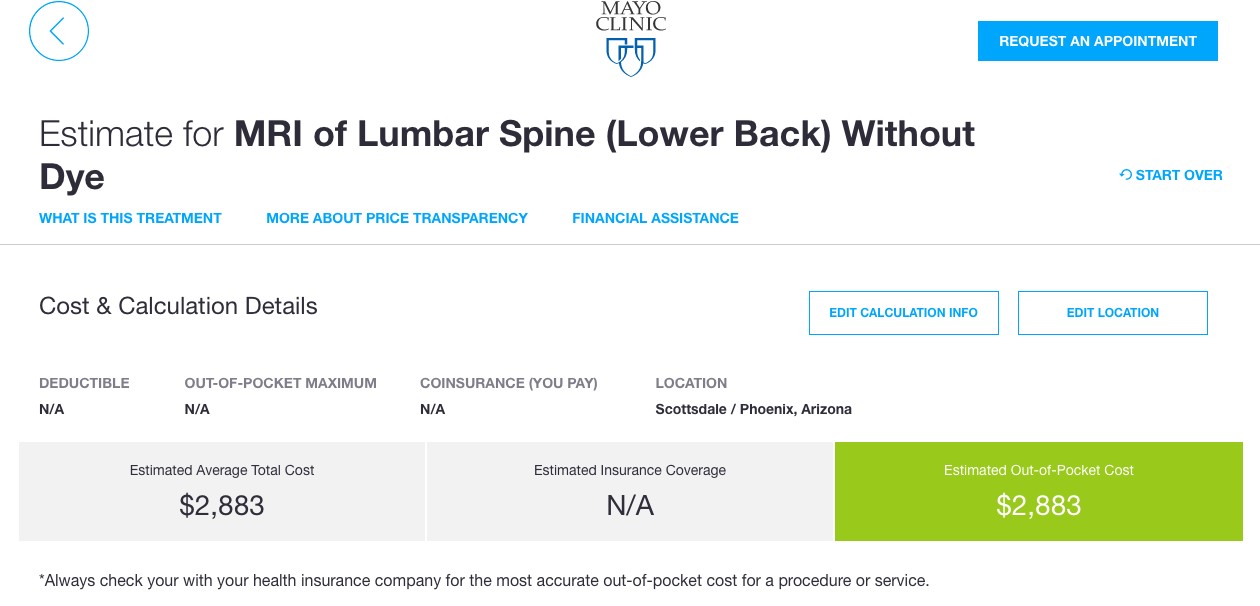 MRI cost 1 - ClearHealthCosts