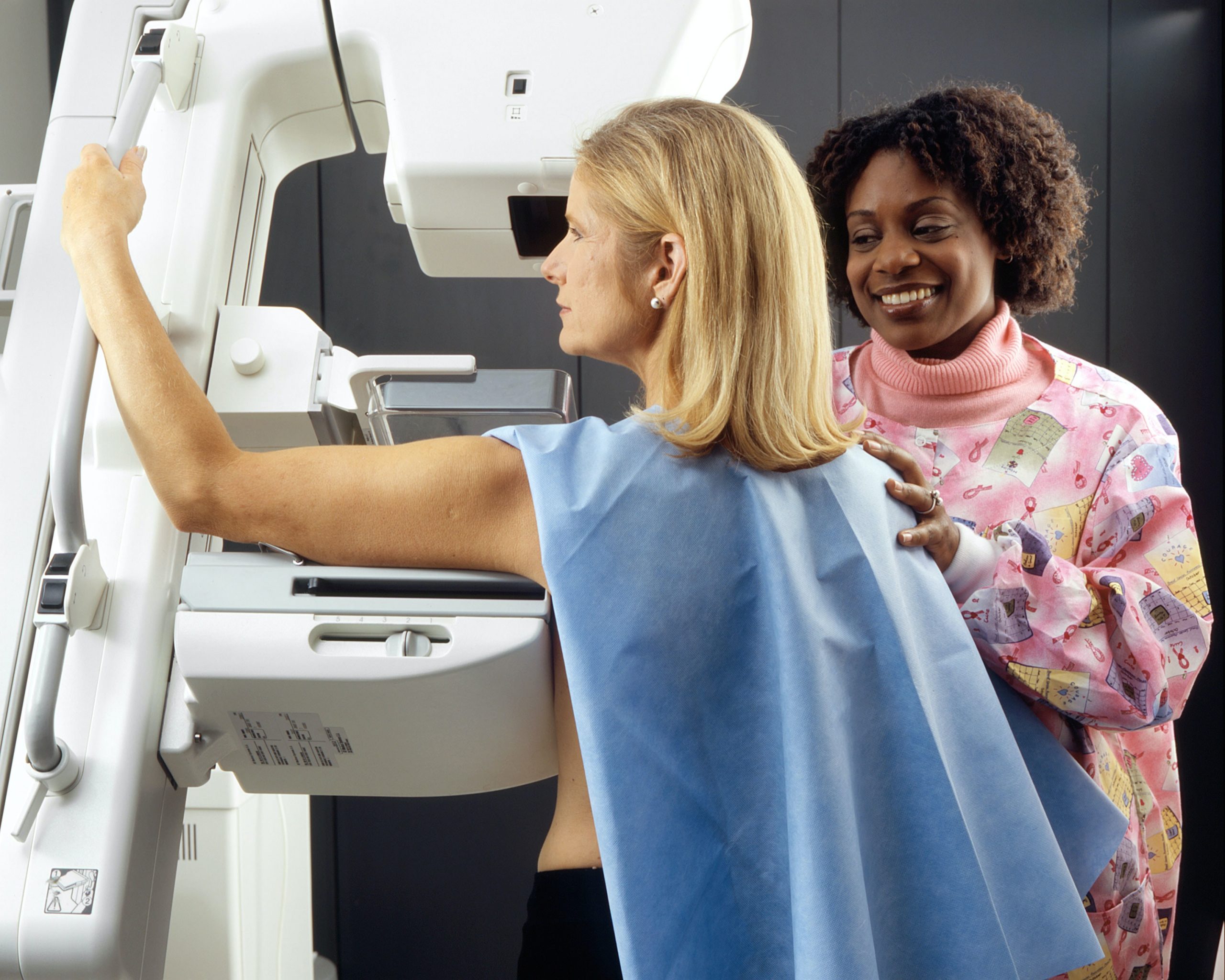 Woman getting mammogram - ClearHealthCosts